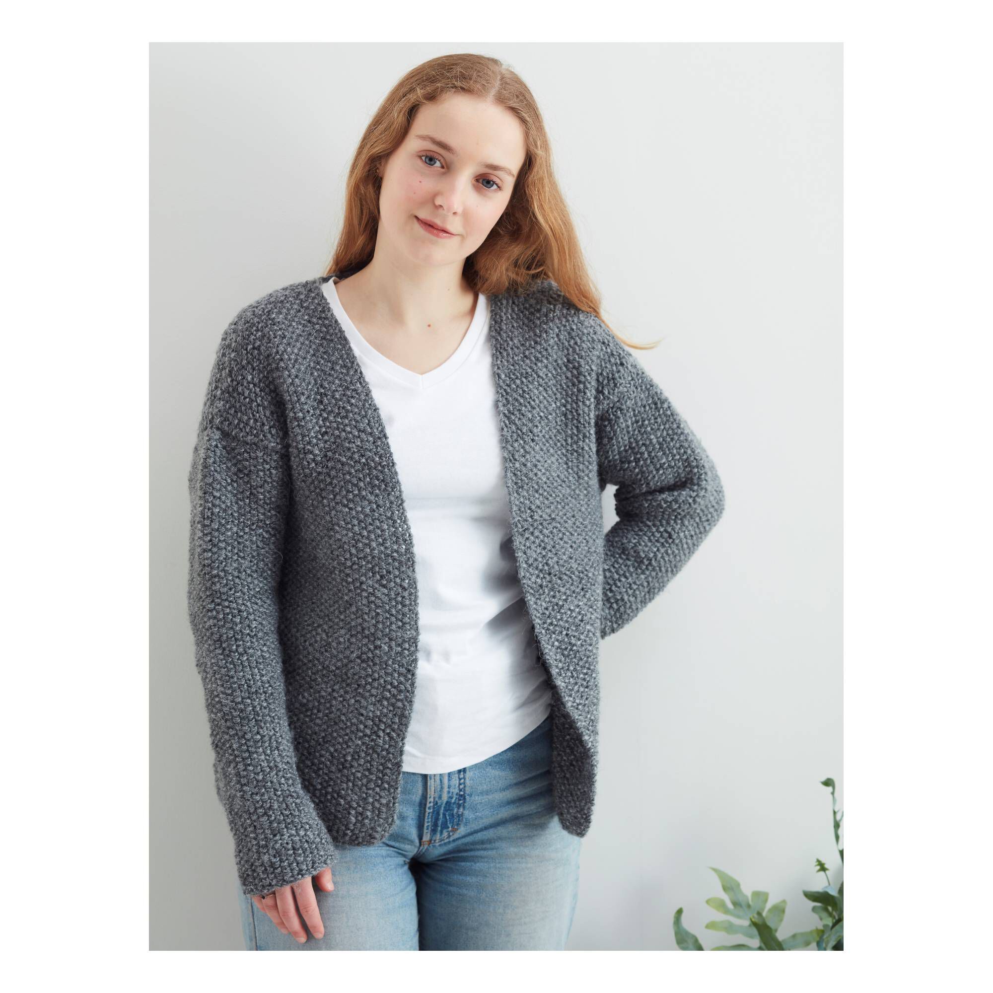 Knitcraft Alpaca Weekend Cardigan Digital Pattern 0042 | Hobbycraft