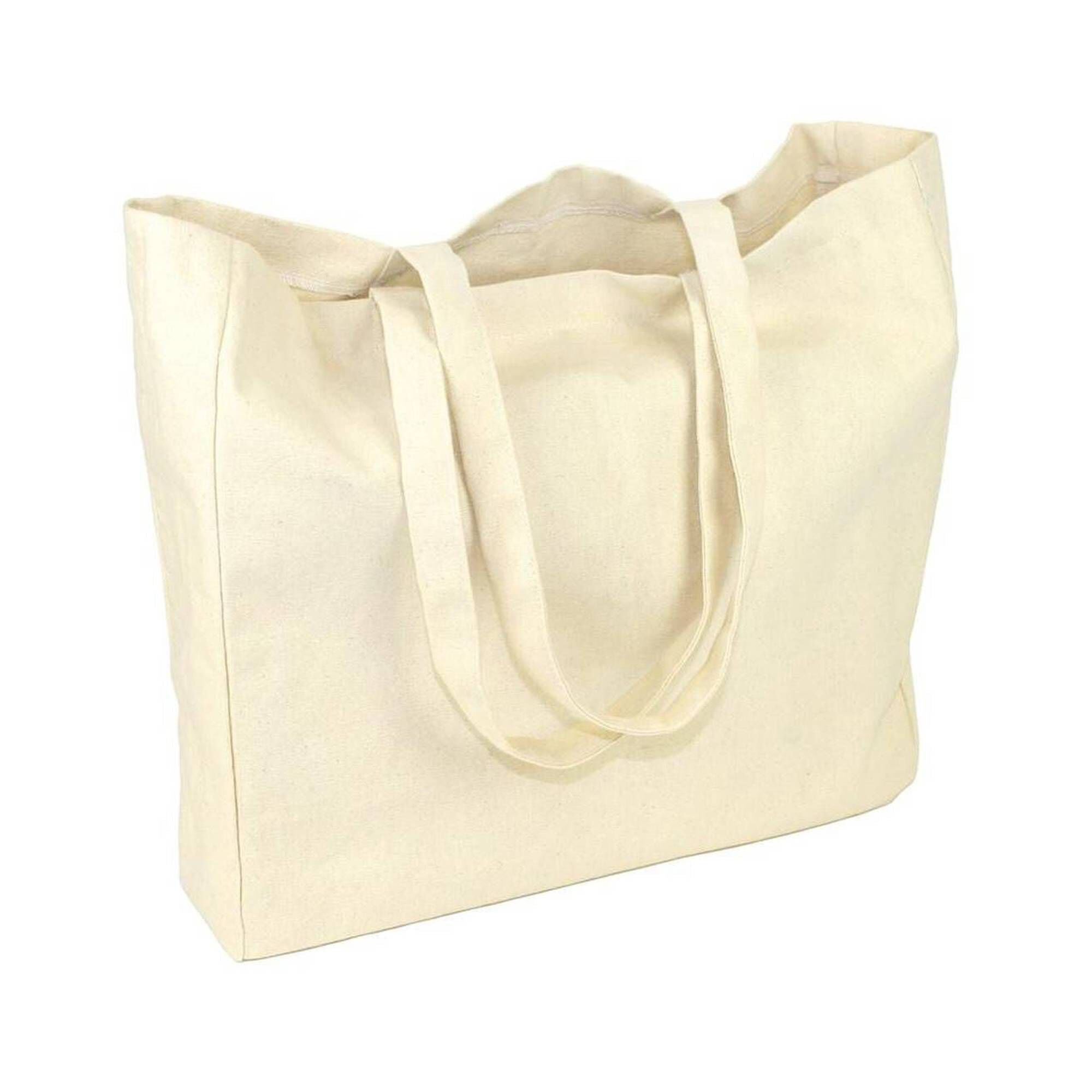 Large Canvas Tote Bag 43cm x 38cm x 10cm | Hobbycraft