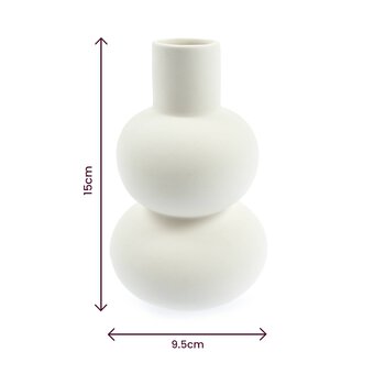 Ceramic Bubble Vase 9.5cm x 15cm | Hobbycraft