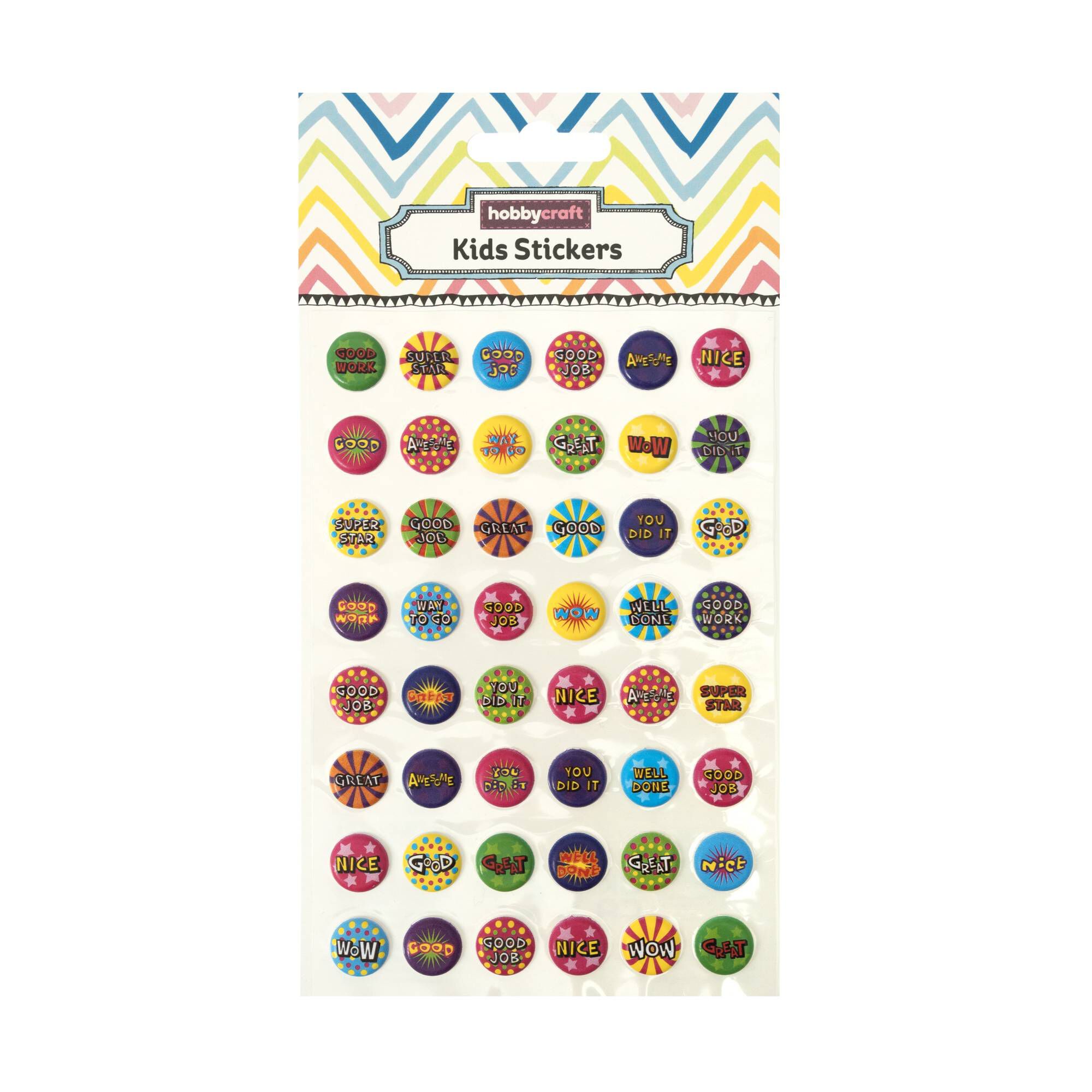 Round Reward Puffy Stickers | Hobbycraft