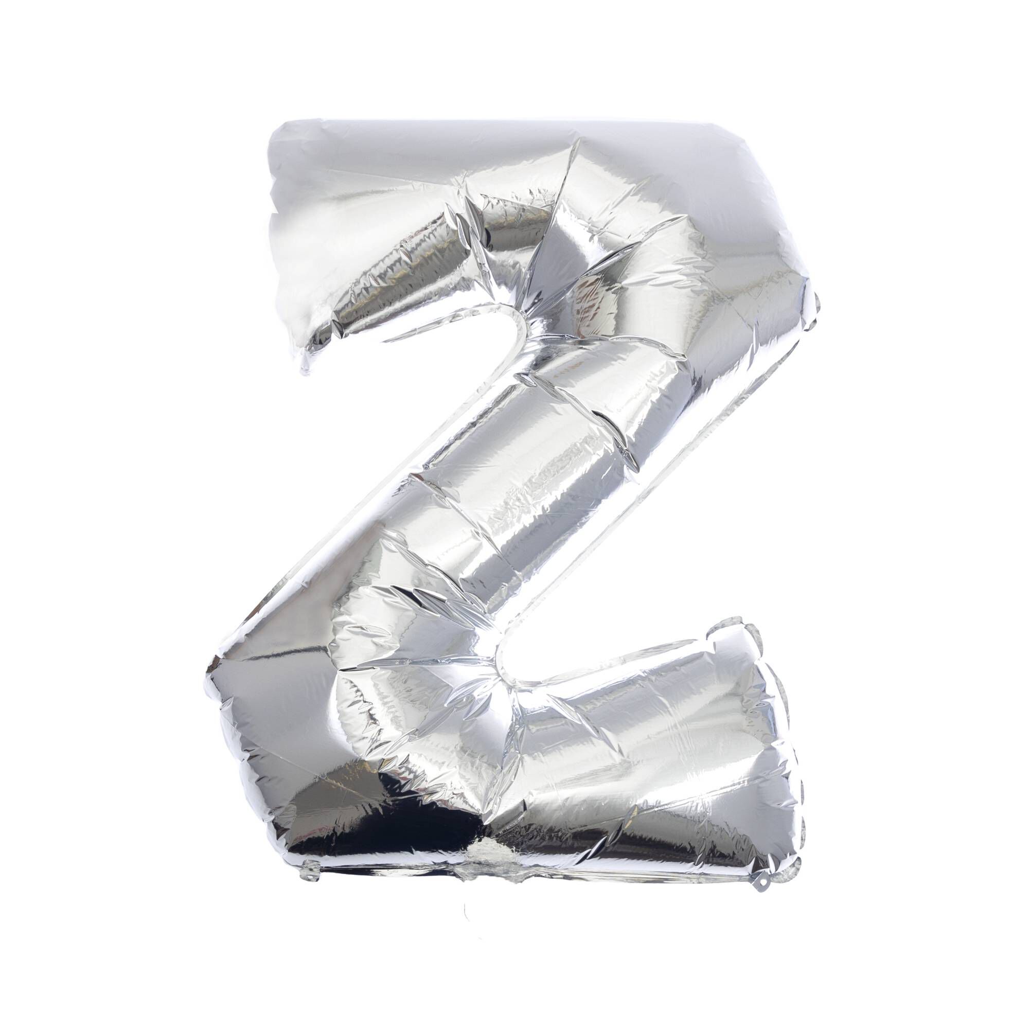 Extra Large Silver Foil Letter Z Balloon | Hobbycraft
