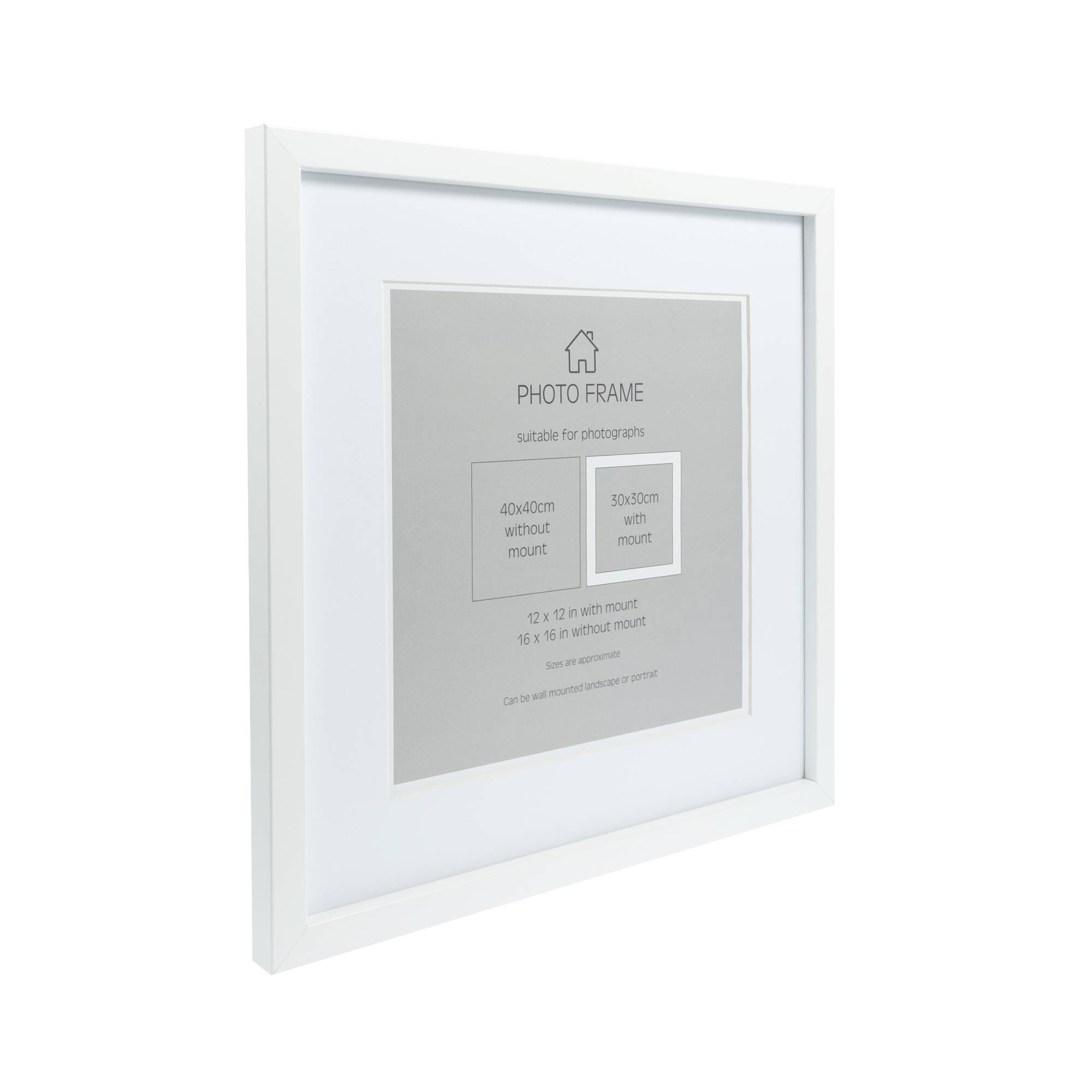 White Photo Frame 40cm x 40cm | Hobbycraft