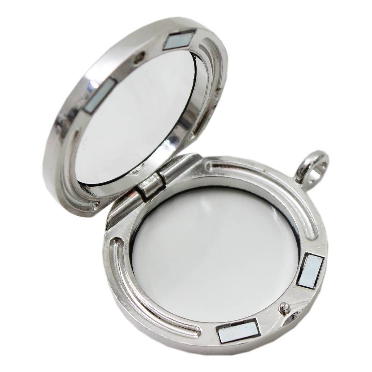 Silver Round Locket Pendant | Hobbycraft