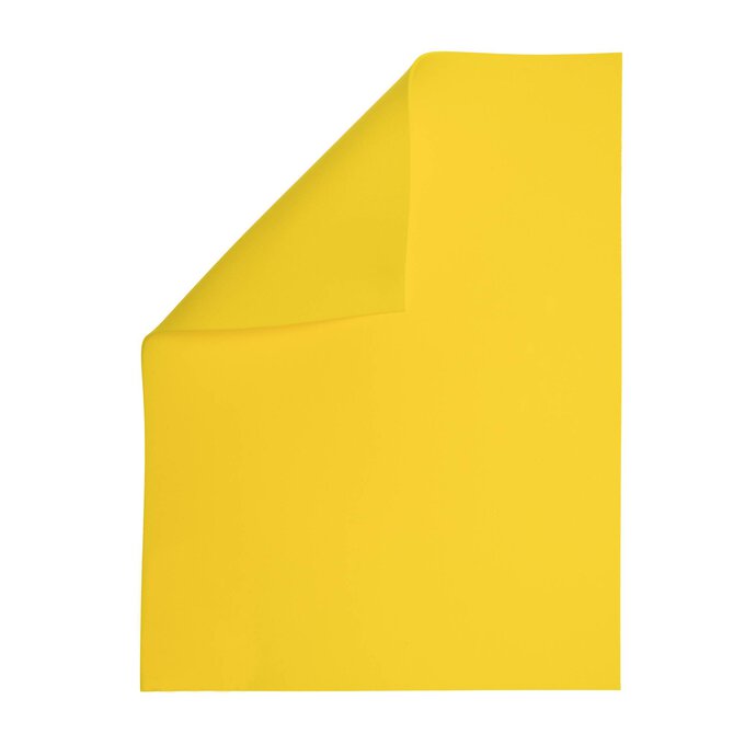 Yellow EVA Foam Sheet 22.5cm x 30cm | Hobbycraft