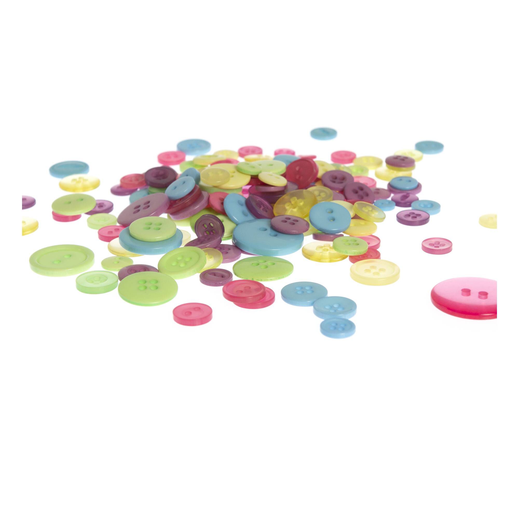 Pastel Buttons Pack 50g | Hobbycraft