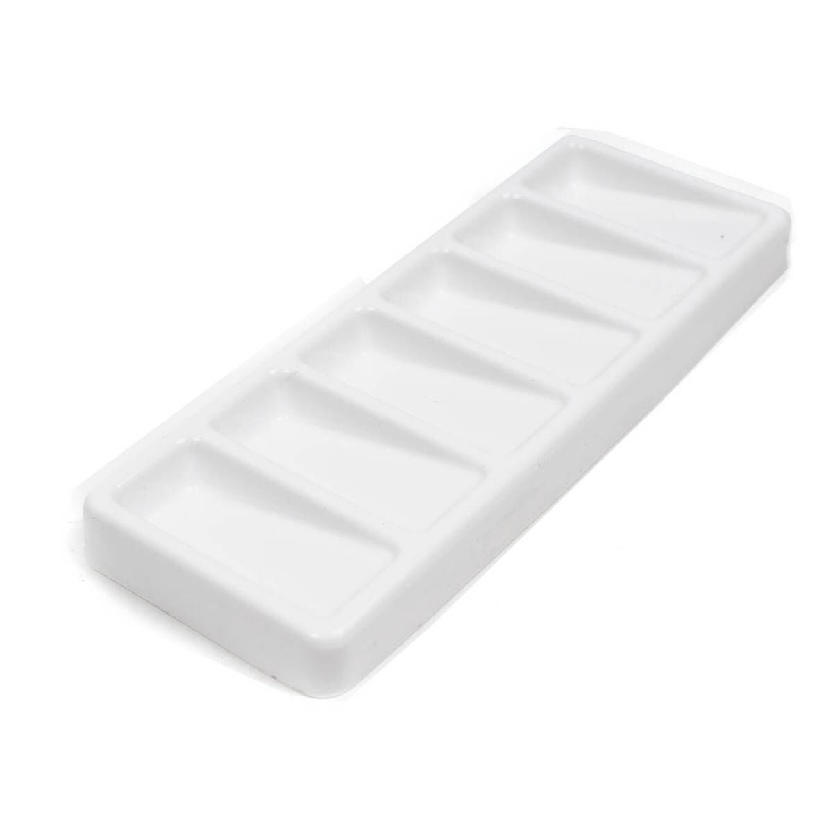 Plastic Rectangular Palette 6 Slots | Hobbycraft