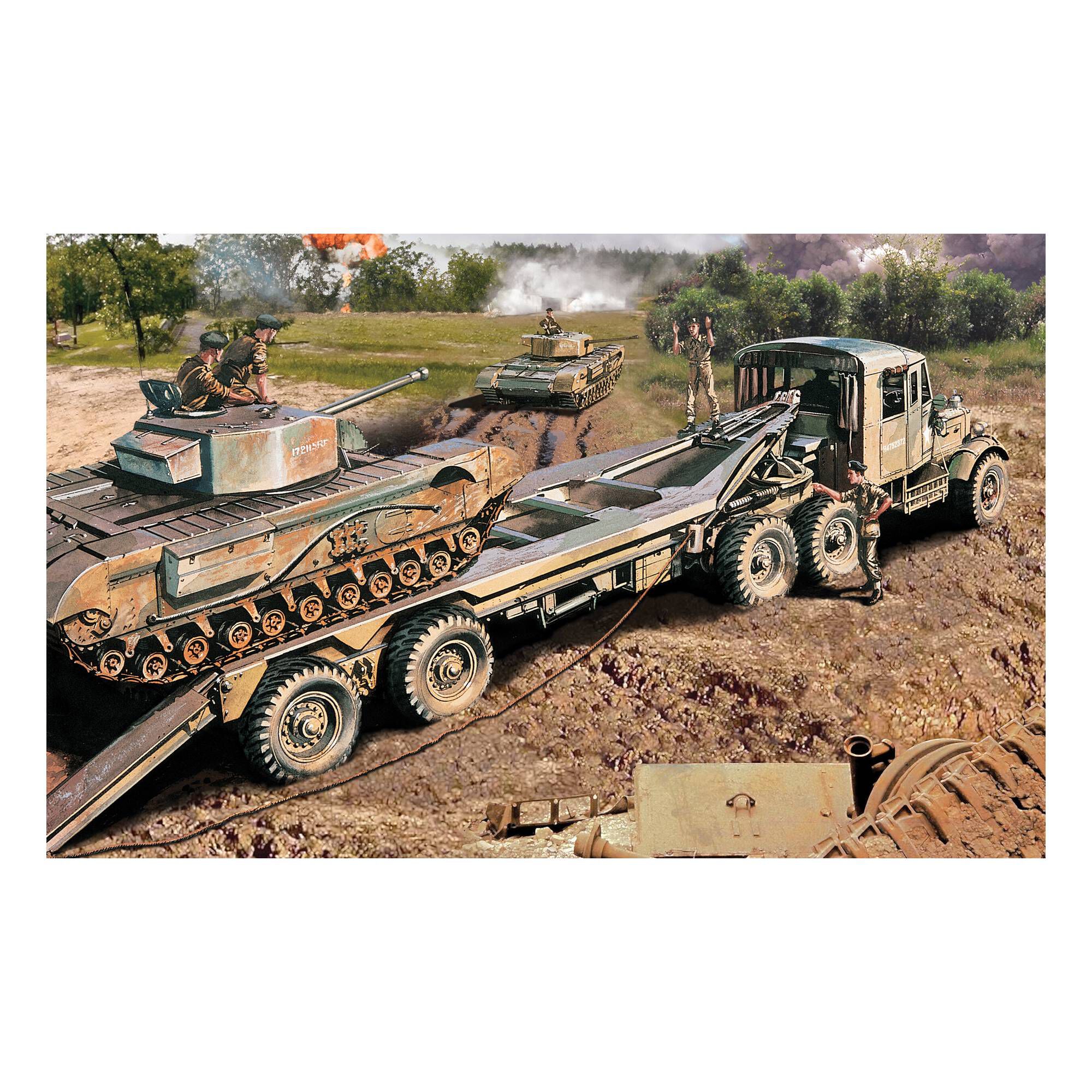 Airfix Scammell Tank Transporter Model Kit 1:76 | Hobbycraft