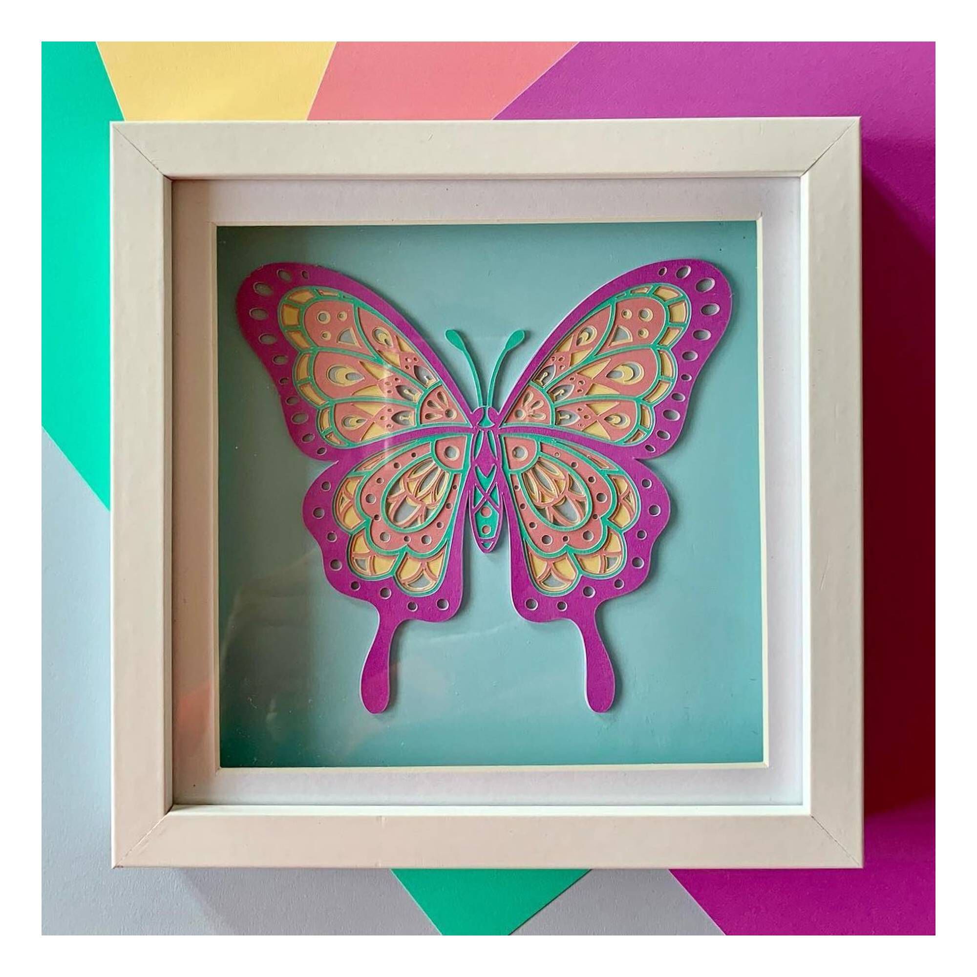 White Shadow Box Frame 30cm x 30cm | Hobbycraft