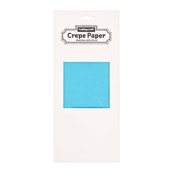 Blue Crepe Paper 100cm x 50cm | Hobbycraft
