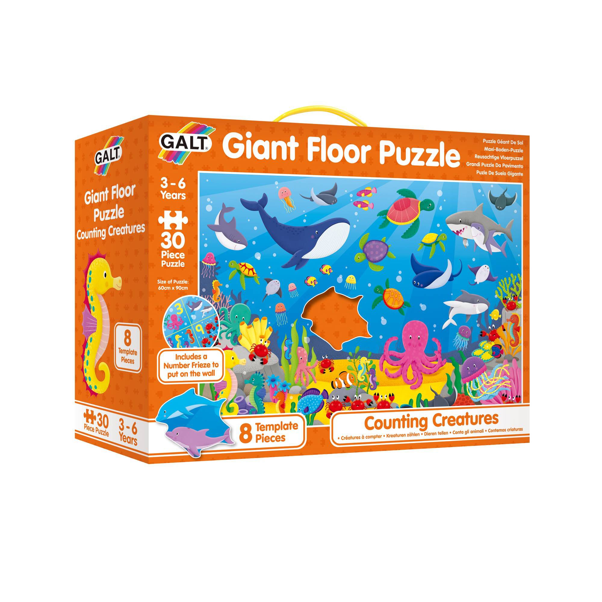 Galt Counting Creatures Giant Floor Puzzle | Hobbycraft