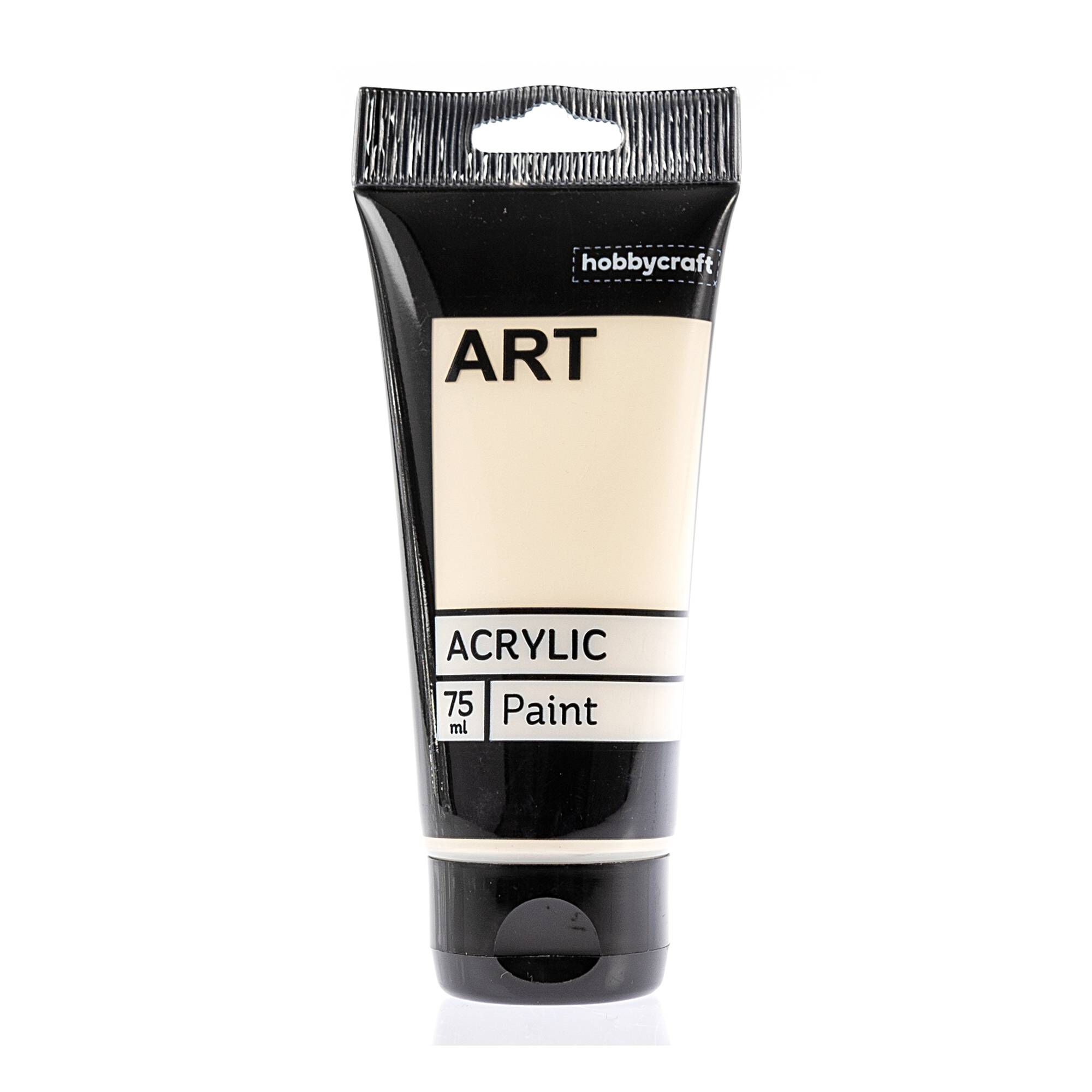 Cream Art Acrylic Paint 75ml | Hobbycraft