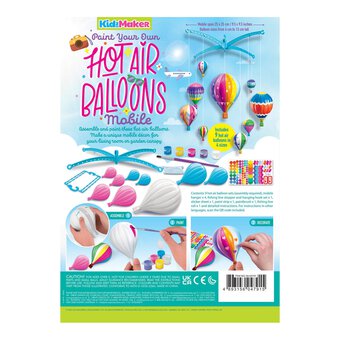 KidzMaker Paint Your Own Hot Air Balloons | Hobbycraft