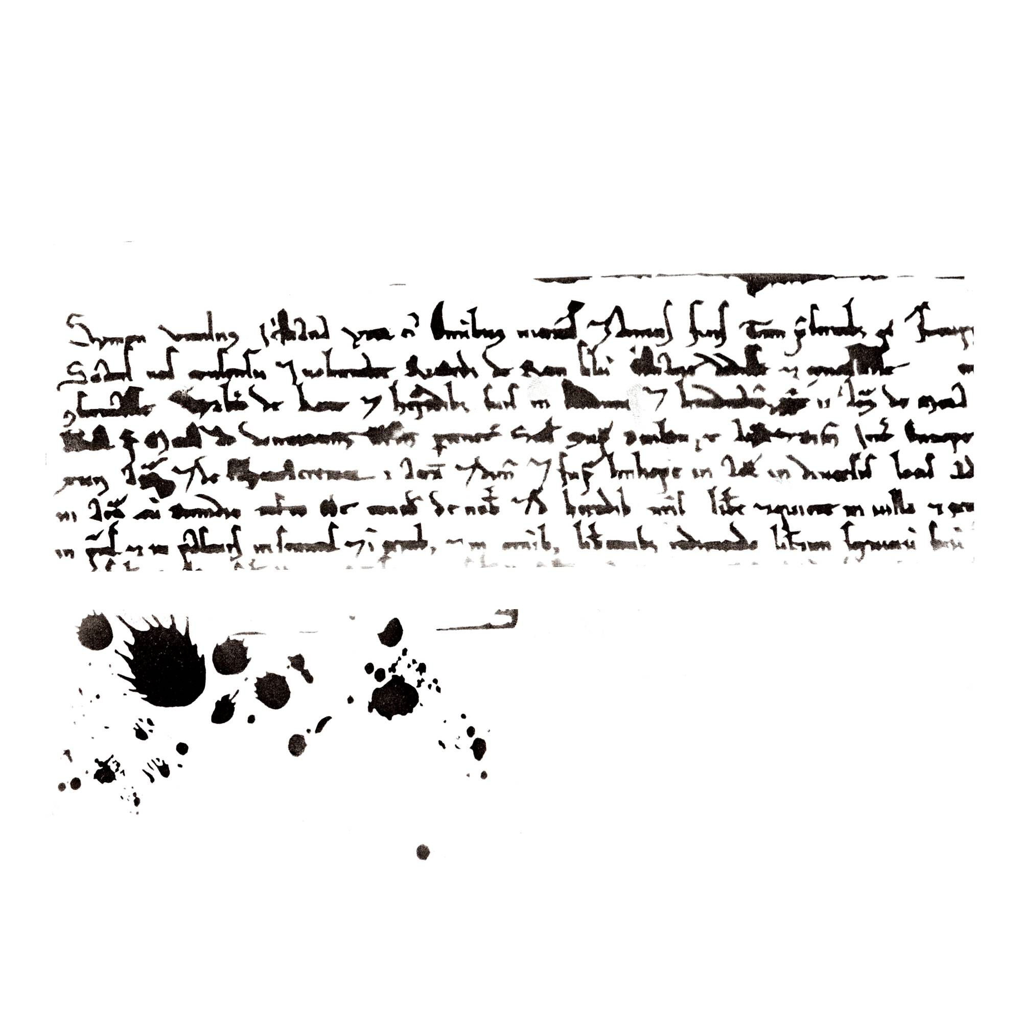 Writing and Ink Stencil 21cm x 29cm | Hobbycraft