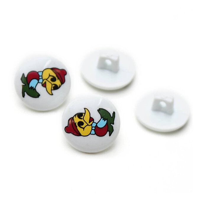 Hemline Assorted Novelty Children's Button 4 Pack | Hobbycraft