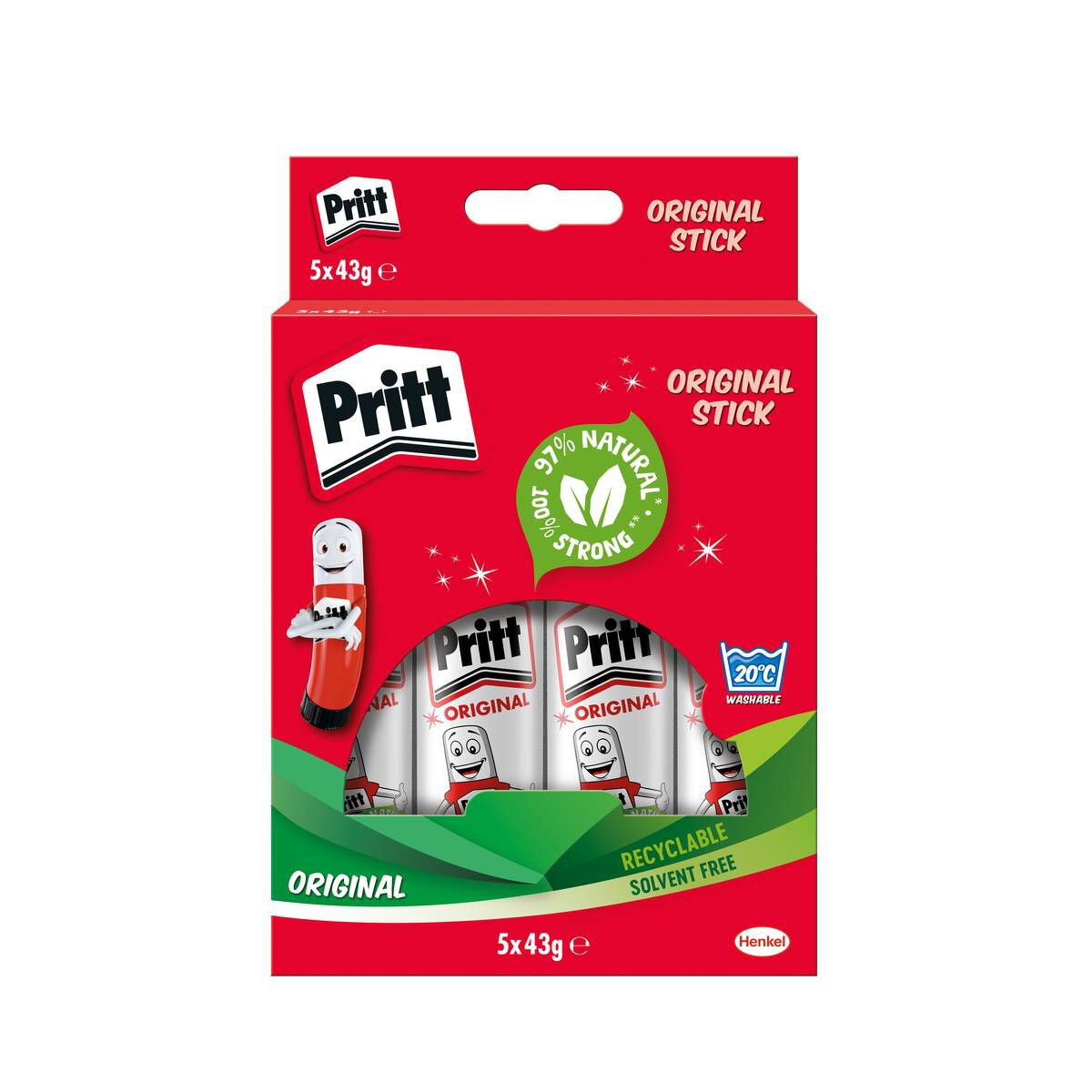 Pritt Stick 43g 5 Pack | Hobbycraft