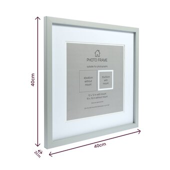 Grey Photo Frame 40cm x 40cm | Hobbycraft