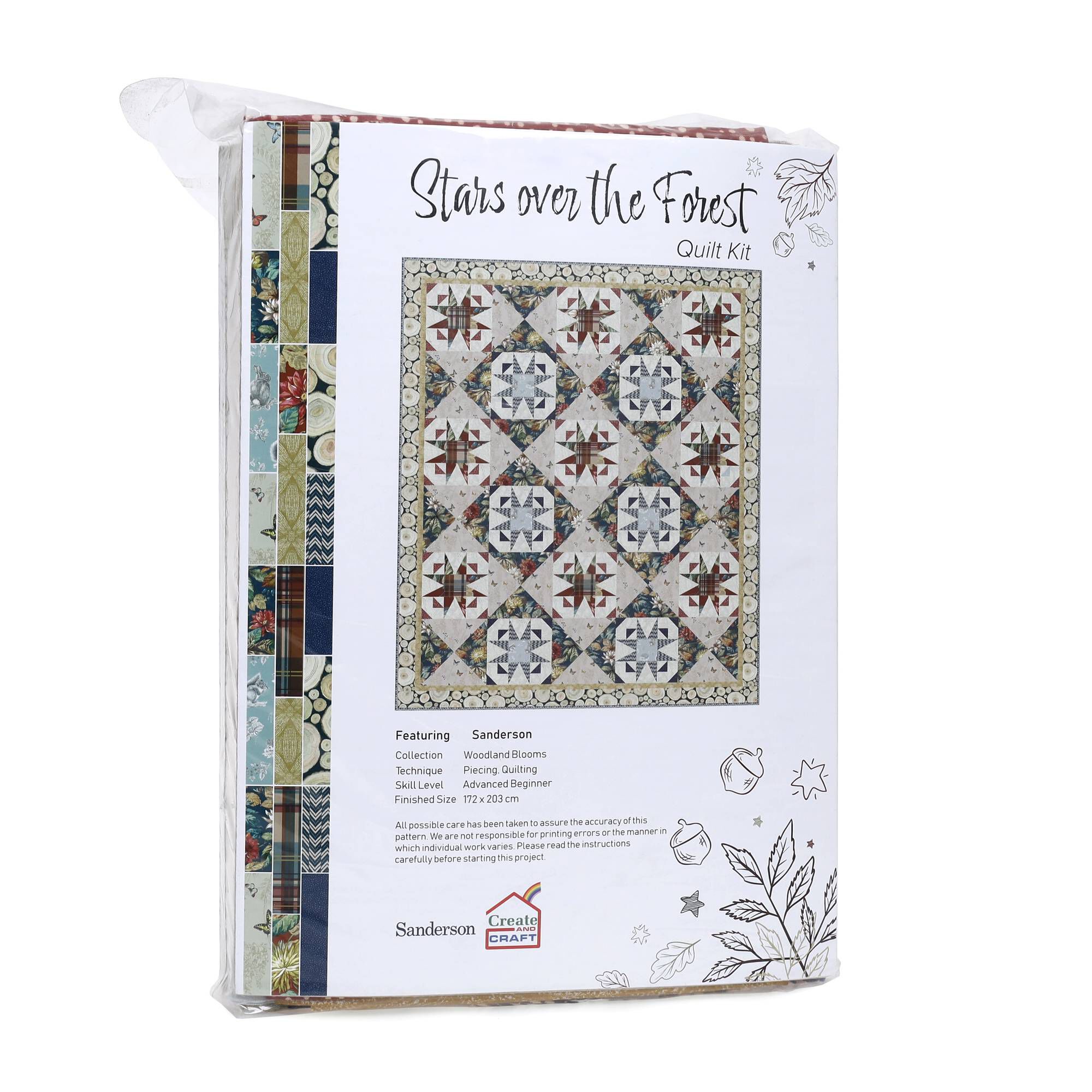 Sanderson Stars on the Forest Quilt Kit | Hobbycraft