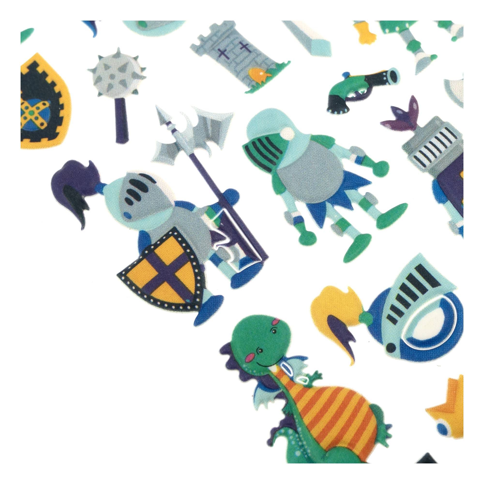 Knight Puffy Stickers | Hobbycraft