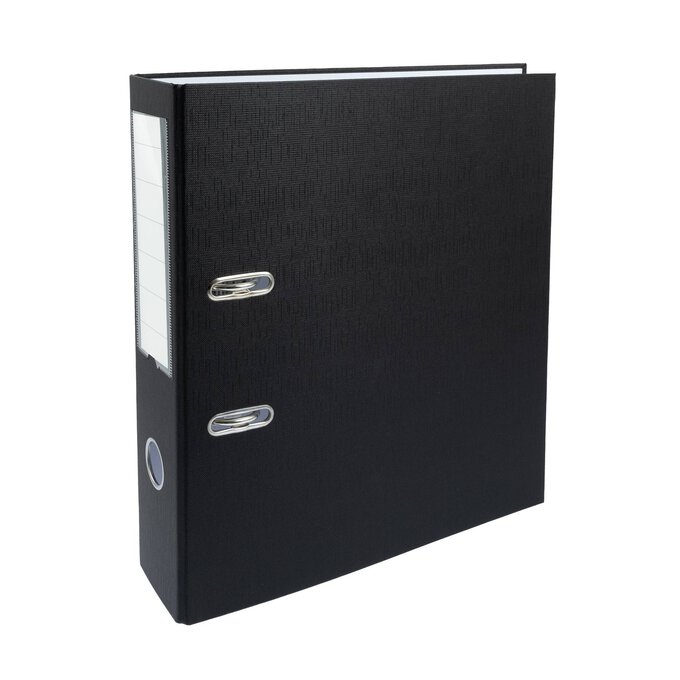 Black A4 Lever Arch File | Hobbycraft