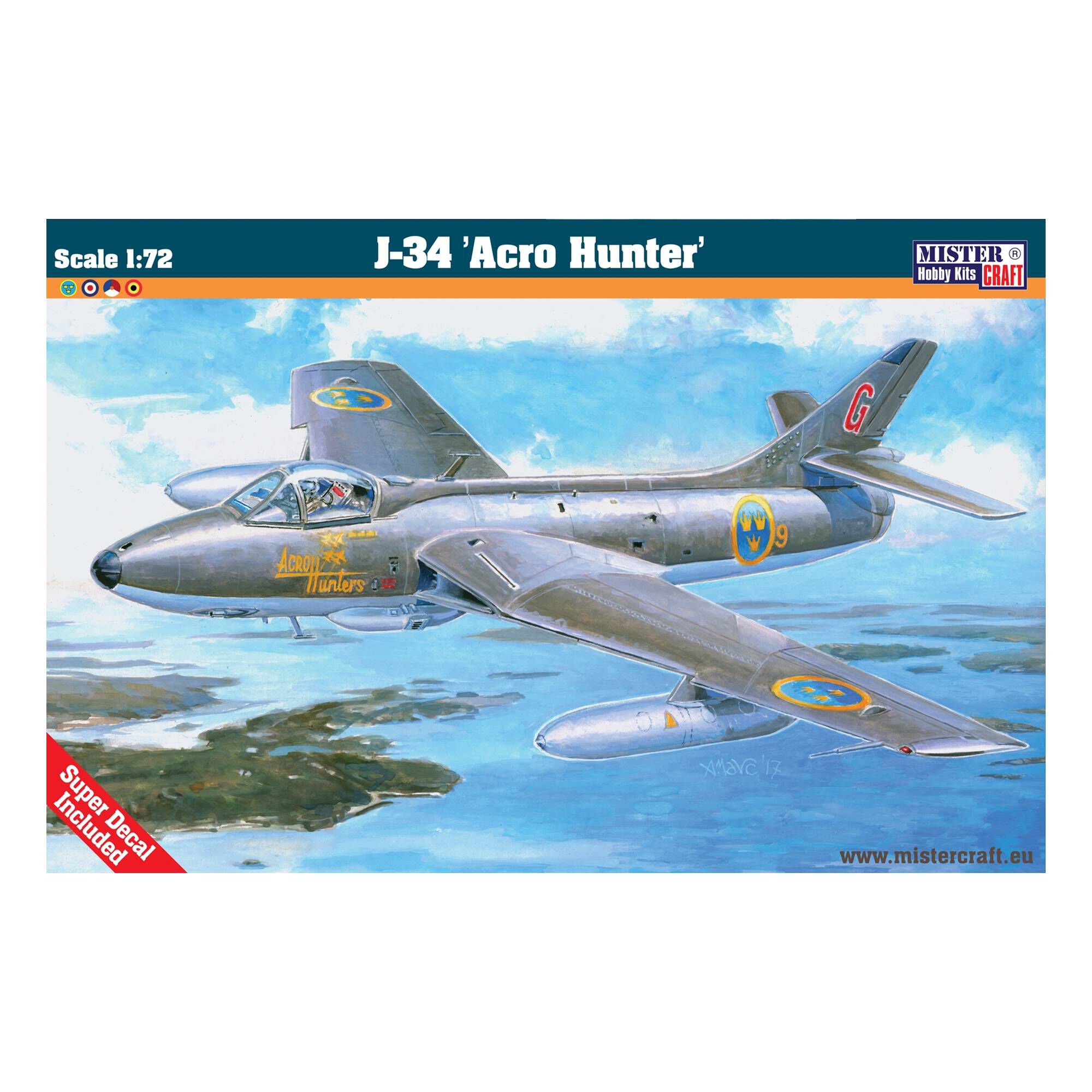 MisterCraft J-34 Acro Hunter Model Kit 1:72 | Hobbycraft
