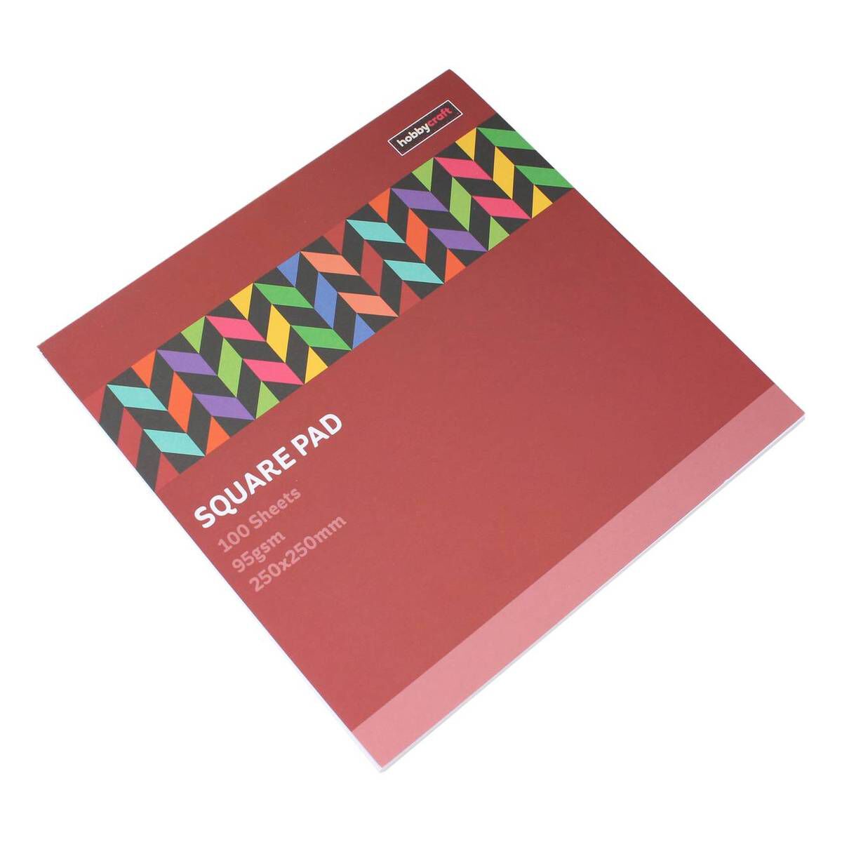 Square Paper Pad 25cm x 25cm 100 Sheets | Hobbycraft