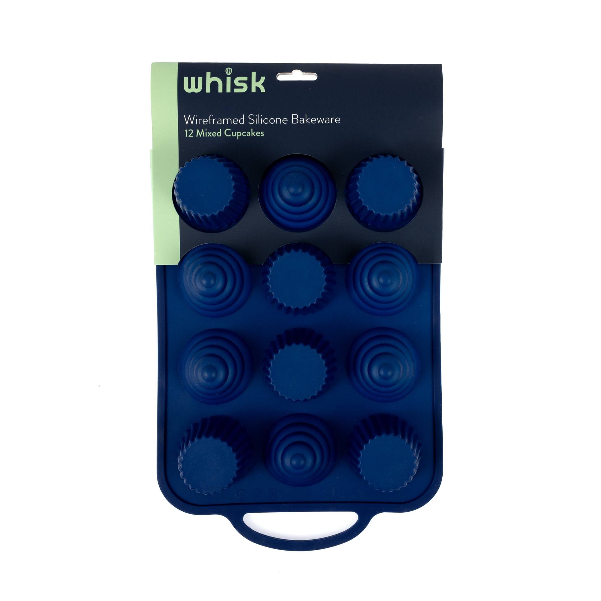Whisk Mixed Cupcake Wireframed Silicone Bakeware 12 Wells | Hobbycraft