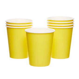 Buttercup Paper Cups 8 Pack | Hobbycraft