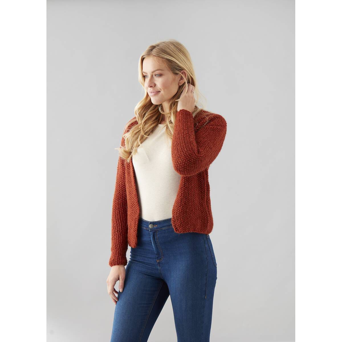 Knitcraft Alpaca Weekend Cardigan Pattern 0042 | Hobbycraft