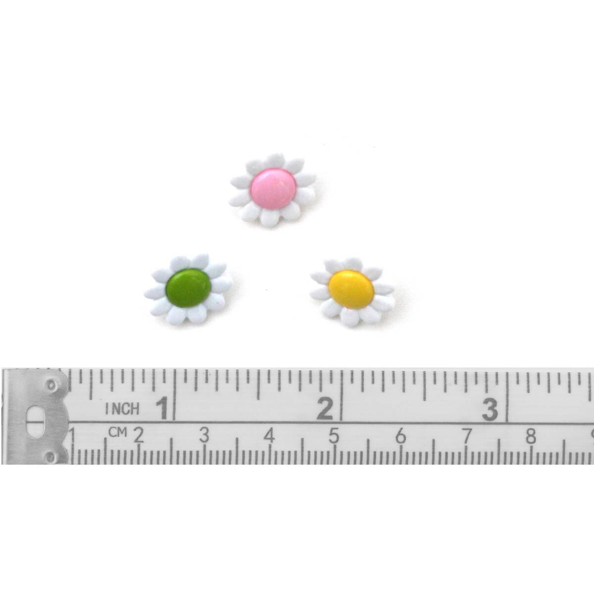 Trimits Pastel Daisy Craft Buttons 7 Pieces | Hobbycraft