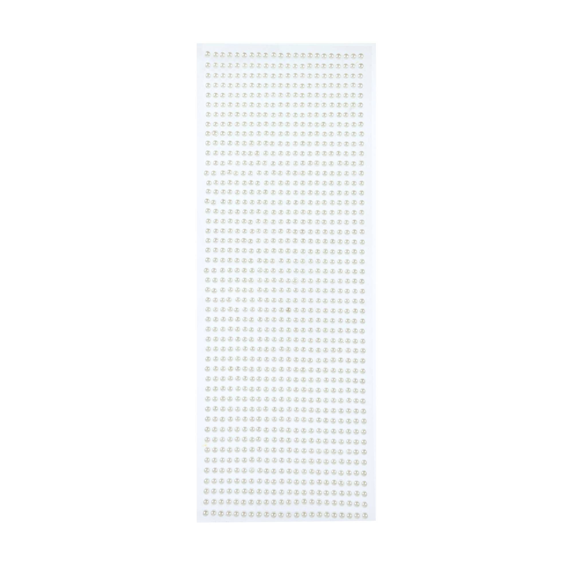 Pearl Adhesive Gem Strips 4mm 47 Pack | Hobbycraft