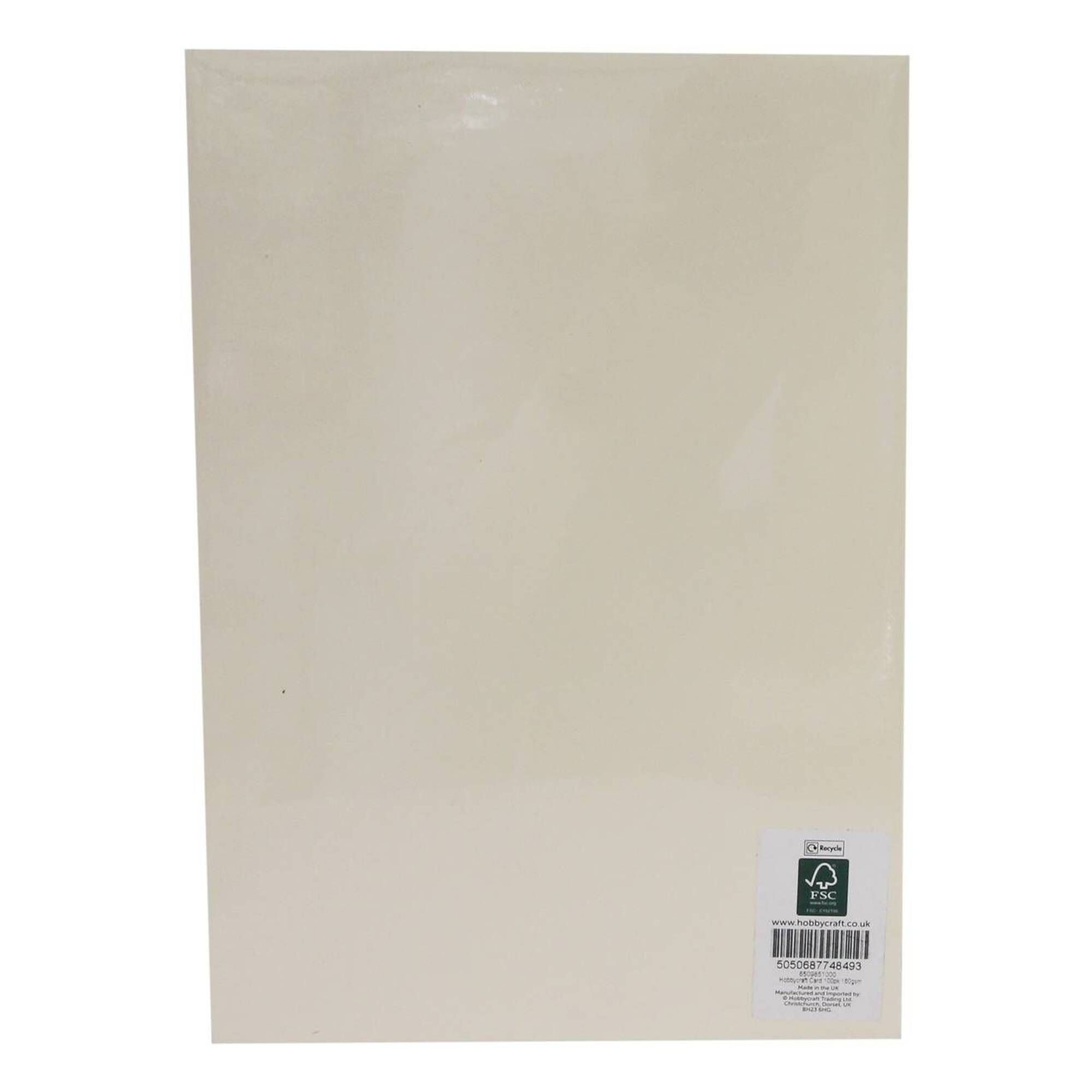 Ivory Card A4 100 Pack | Hobbycraft