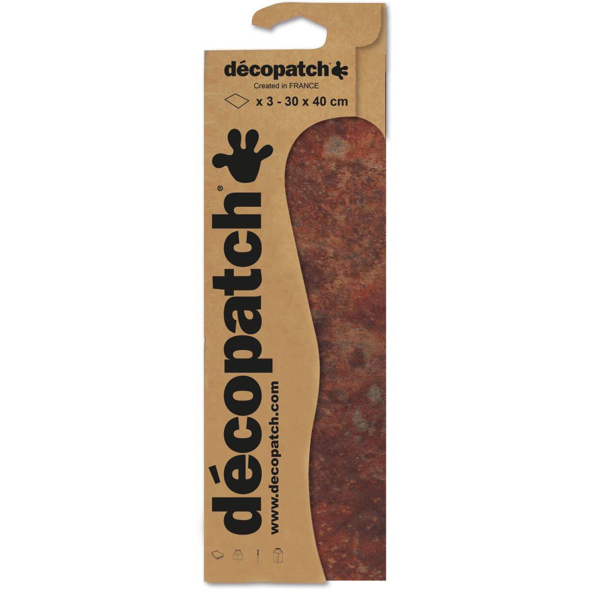 Decopatch Rust Paper 3 Sheets | Hobbycraft