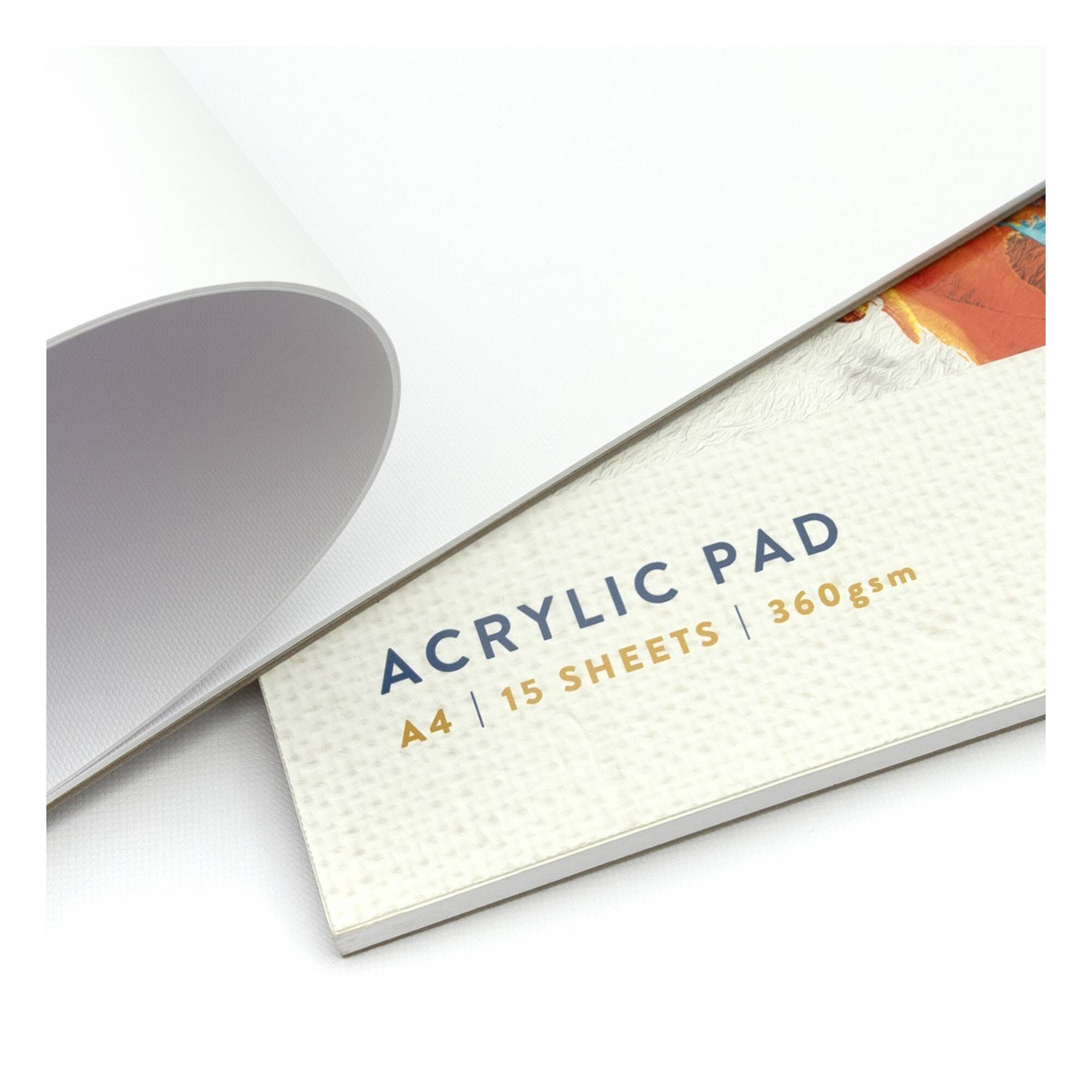 Shore & Marsh Acrylic Painting Pad A4 15 Sheets | Hobbycraft