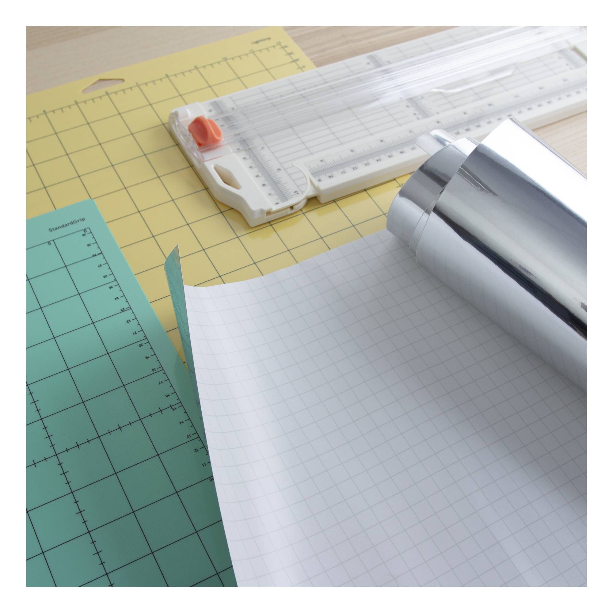 Metallic Silver Glossy Permanent Vinyl 12 x 48 Inches | Hobbycraft