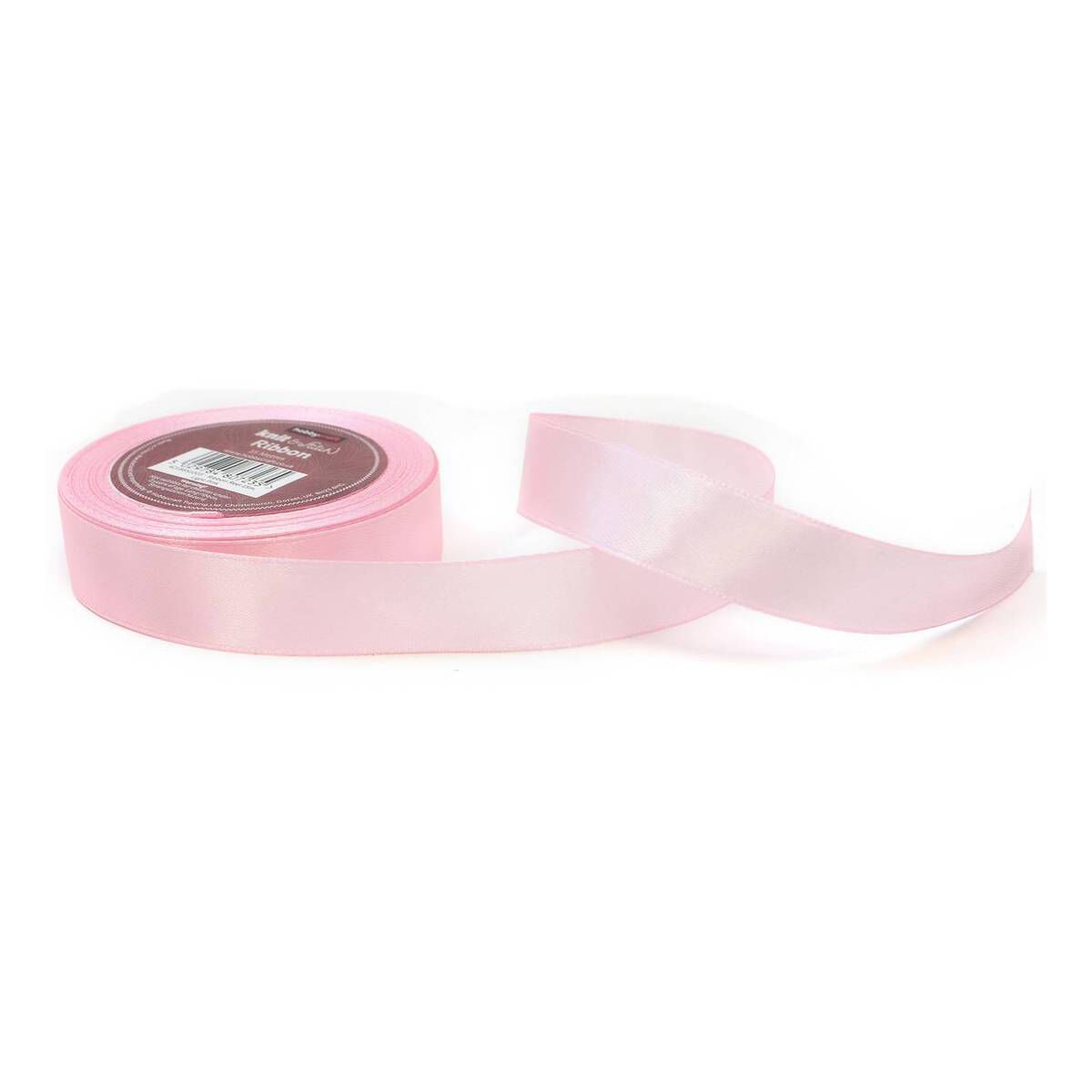 Light Pink Satin Ribbon 20 mm x 15 m | Hobbycraft