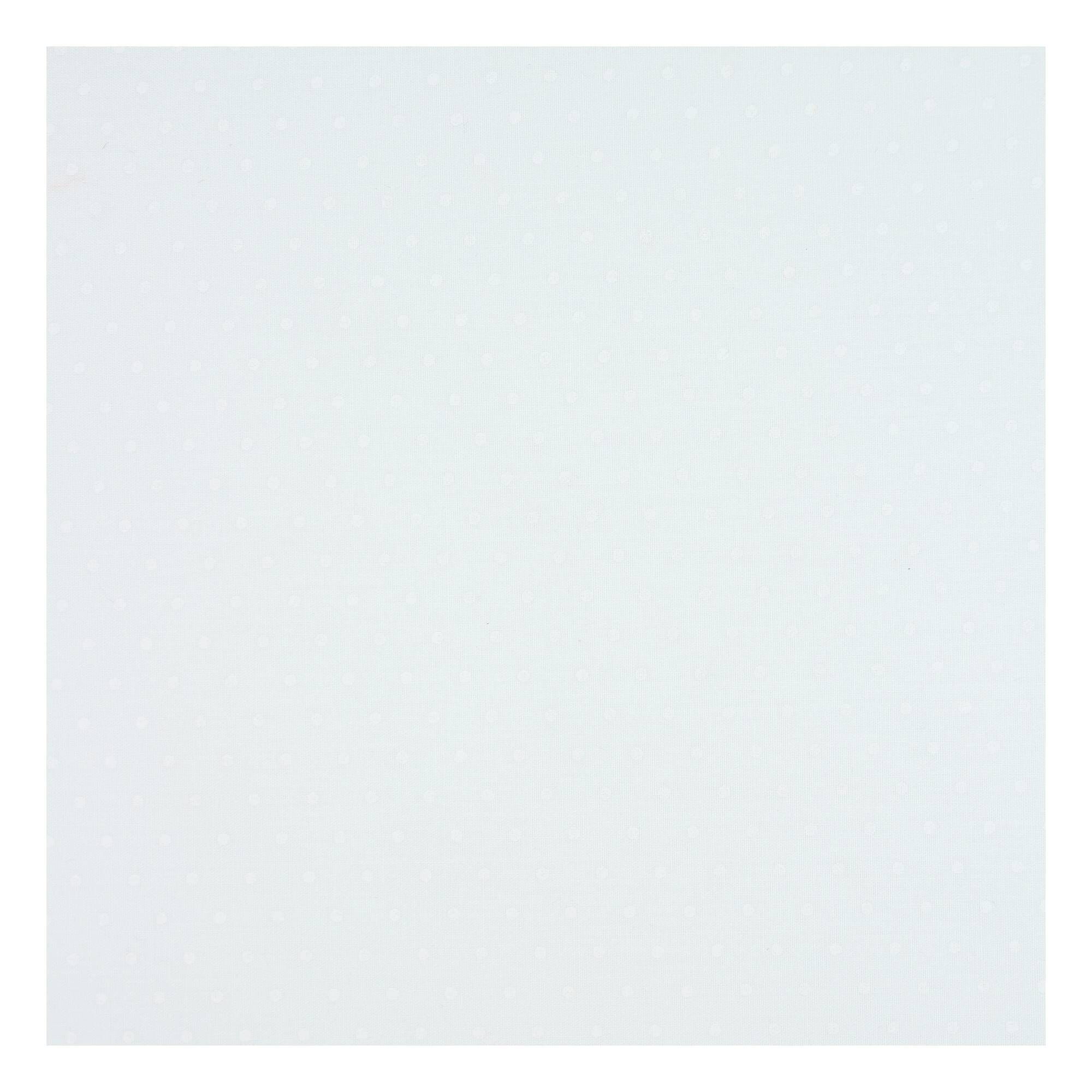 White Spot Print Polycotton Fabric by the Metre | Hobbycraft