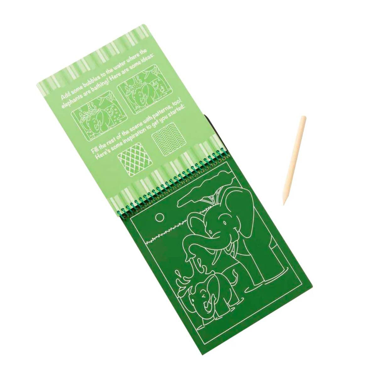 Melissa & Doug Safari Scratch Art Pad | Hobbycraft