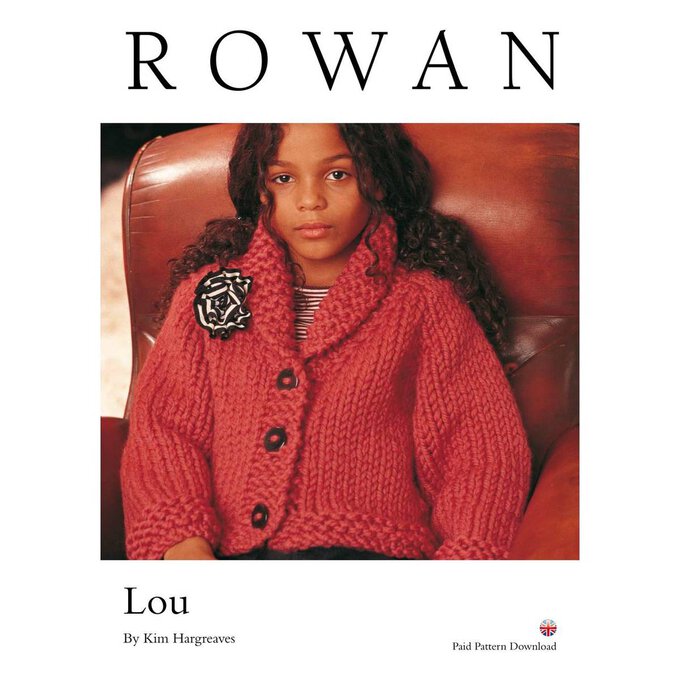 Rowan Lou Girls' Cardigan Digital Pattern | Hobbycraft