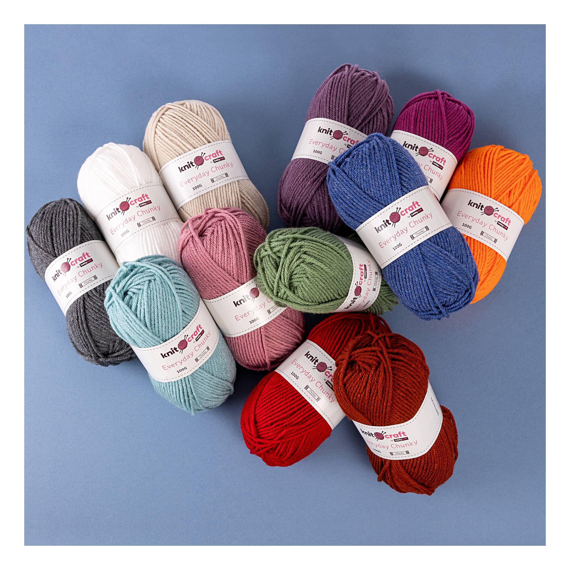 Knitcraft Beige Everyday Chunky Yarn 100g | Hobbycraft