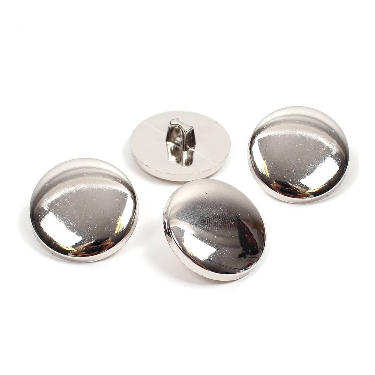 Hemline Silver Metal Blazer Button 4 Pack | Hobbycraft