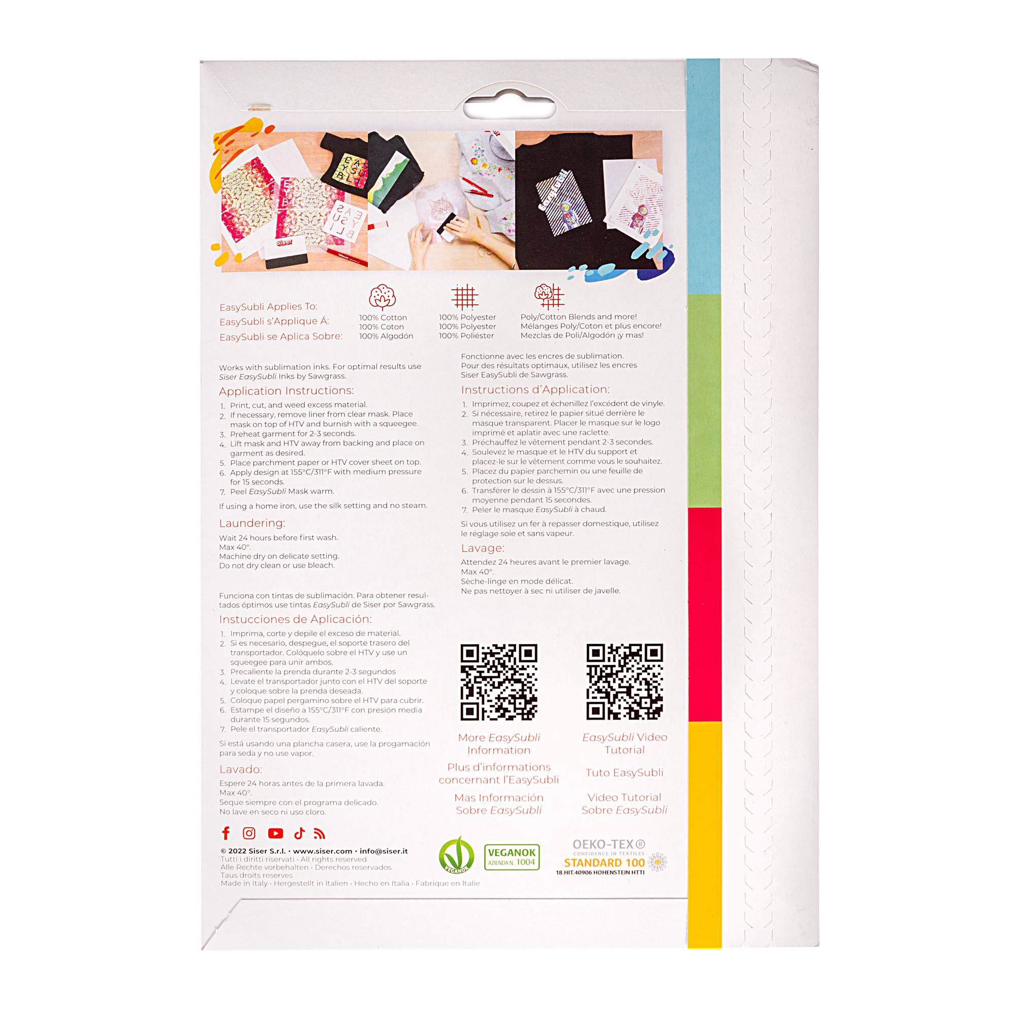 Siser EasySubli HTV Sheets A4 5 Pack | Hobbycraft