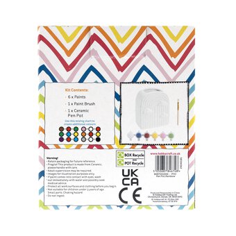 Paint Your Own Rainbow Pen Pot | Hobbycraft