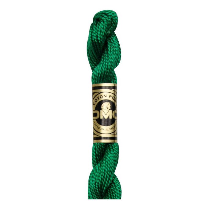 DMC Green Pearl Cotton Thread Size 5 25m (909) | Hobbycraft