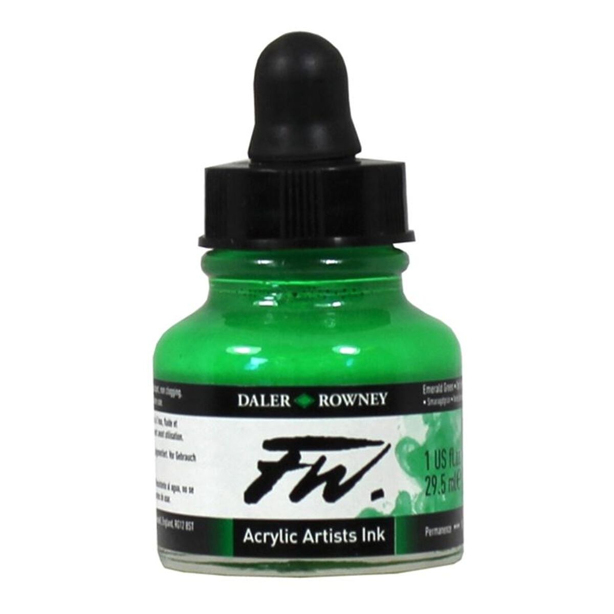 Daler-Rowney Emerald Green FW Artists Ink 29.5ml | Hobbycraft