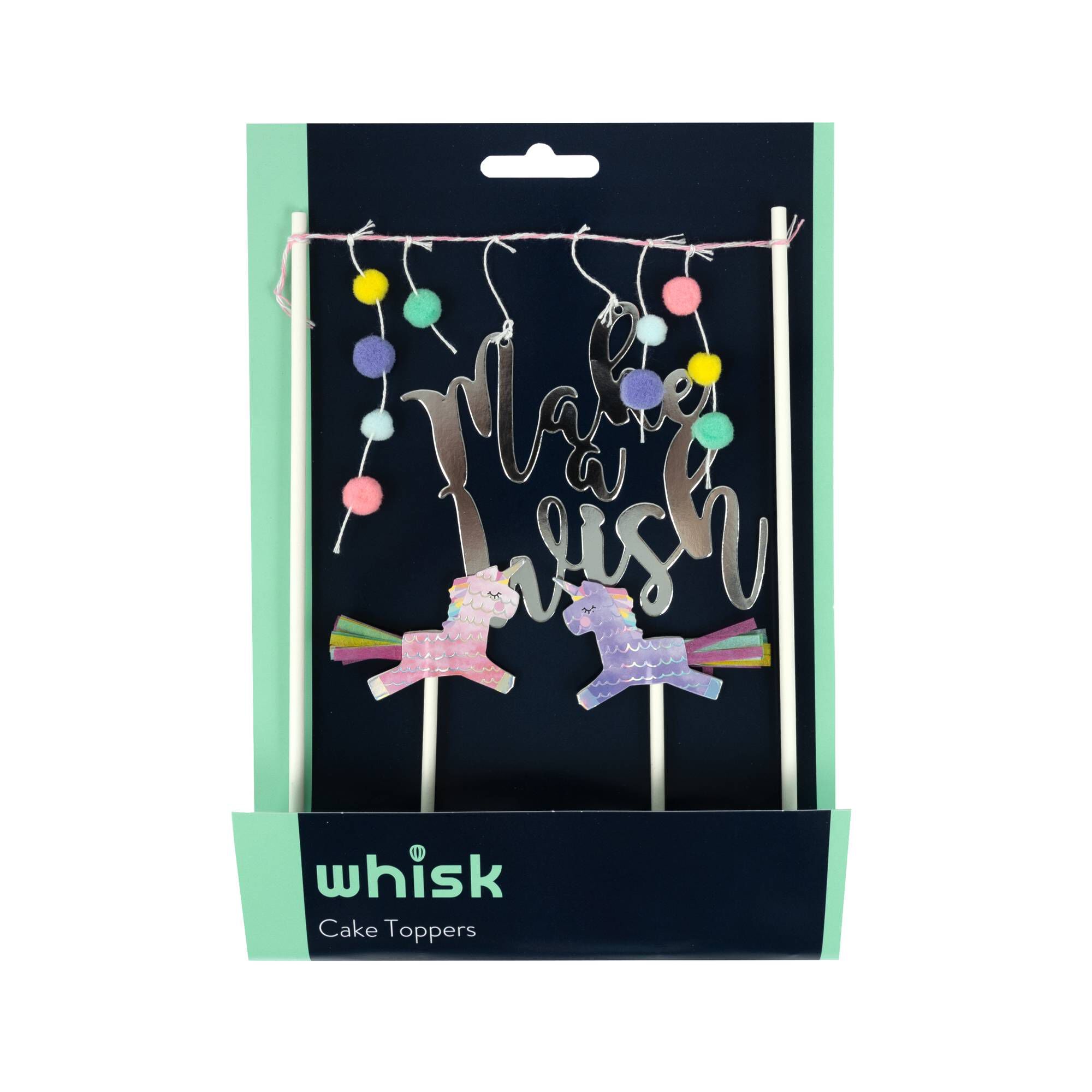 Whisk Make a Wish Cake Toppers 3 Pieces | Hobbycraft