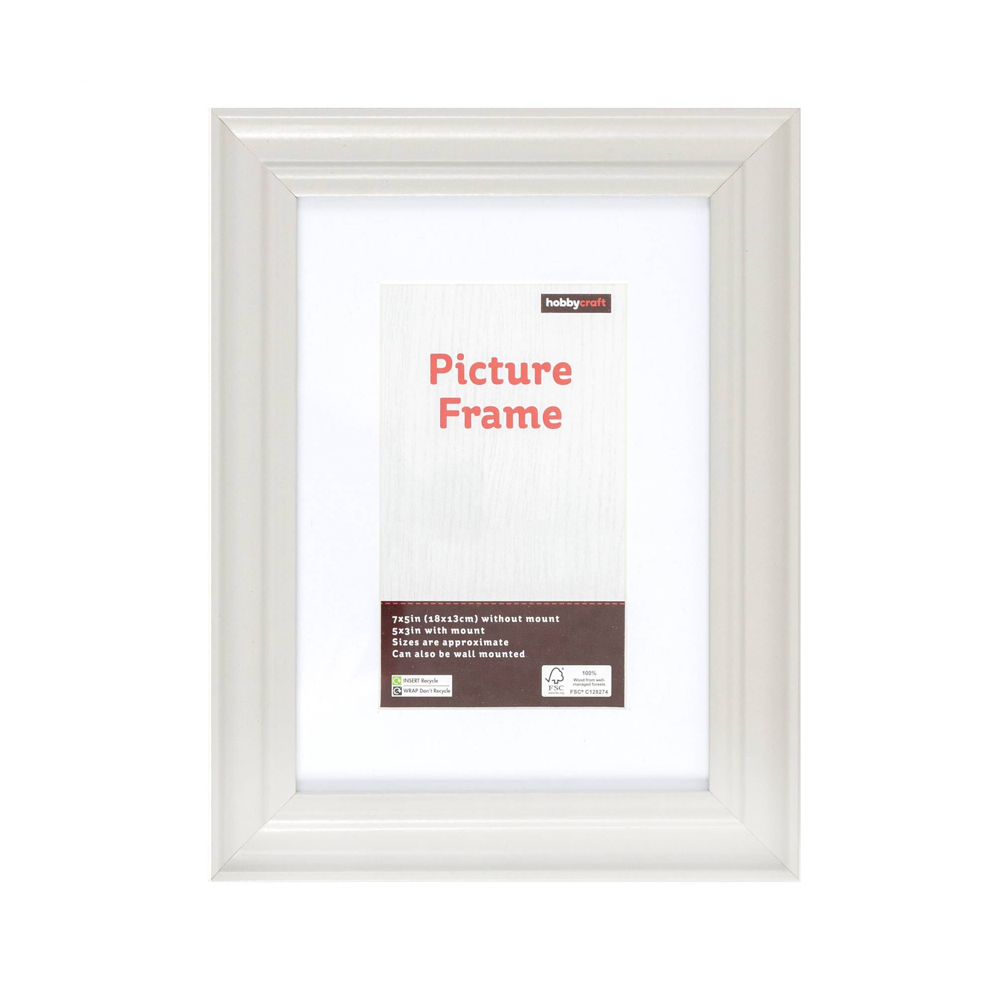 Vintage Grey Picture Frame 18cm x 13cm | Hobbycraft