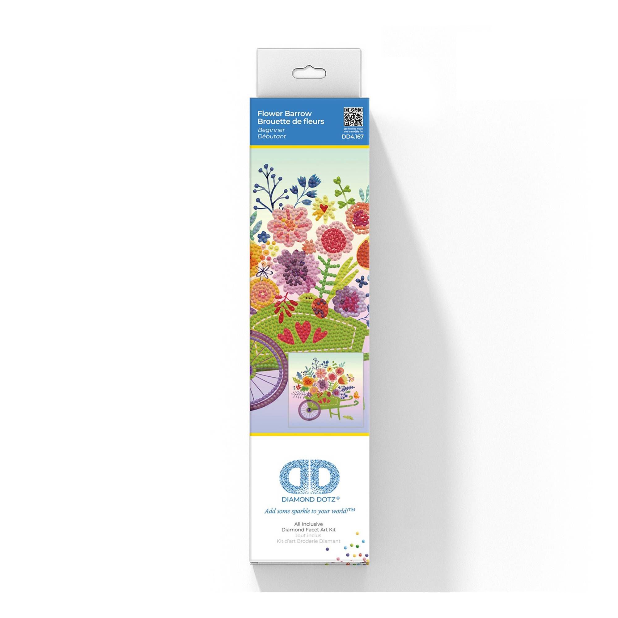 Diamond Dotz Flower Barrow Kit 23cm x 23cm | Hobbycraft