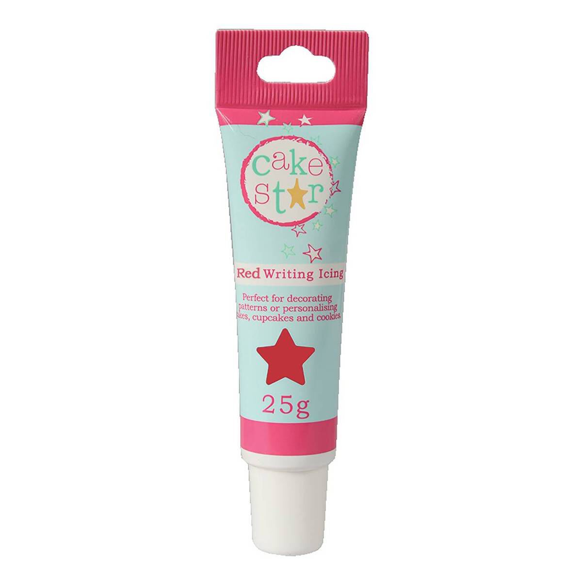 Cake Star Red Writing Icing 25 g | Hobbycraft