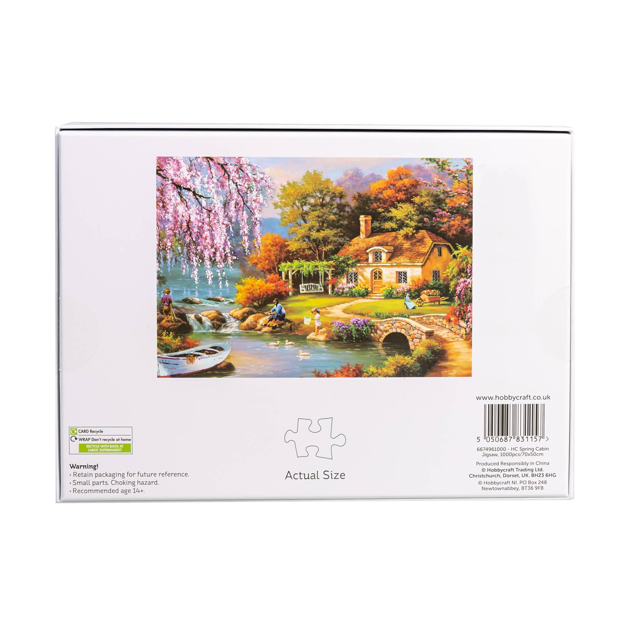 Spring Cabin Jigsaw Puzzle 1000 Pieces | Hobbycraft