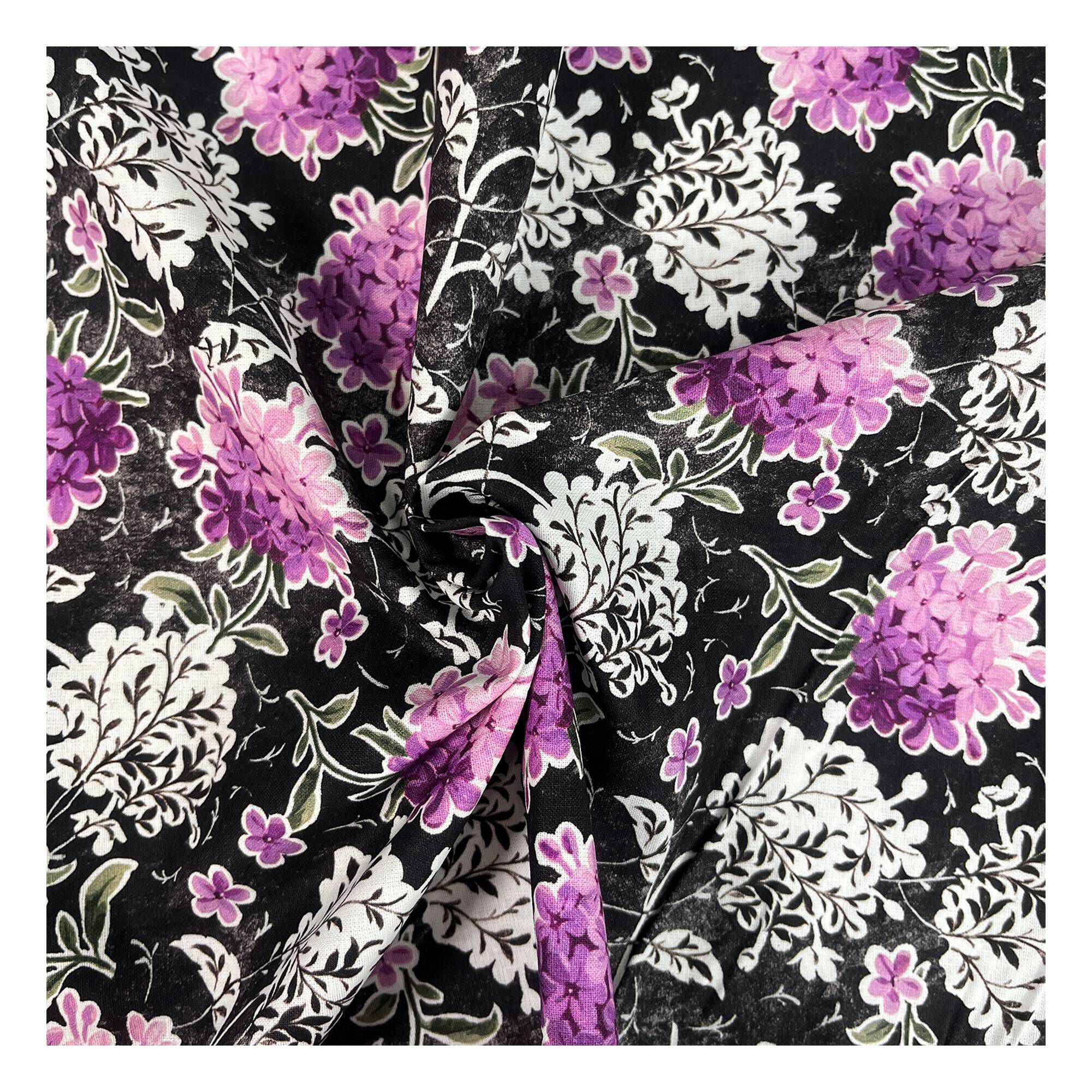 Vintage Large Floral Cotton Print Fabric by the Metre | Hobbycraft